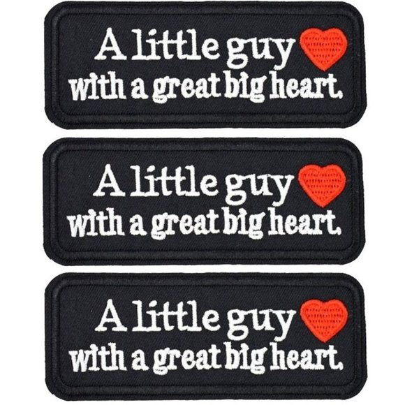 Accessories | New 3pack Little Guy Big Heart Iron On Patches | Poshmark